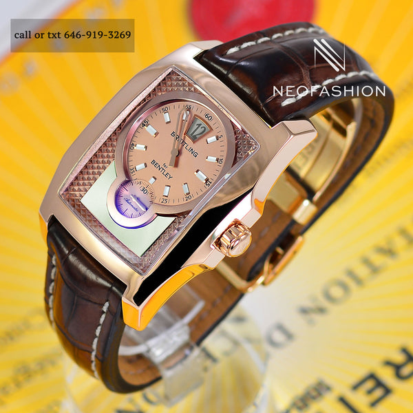 Breitling For Bentley Flying B Jumping Hour 18K Rose Gold R28362 - Dan R