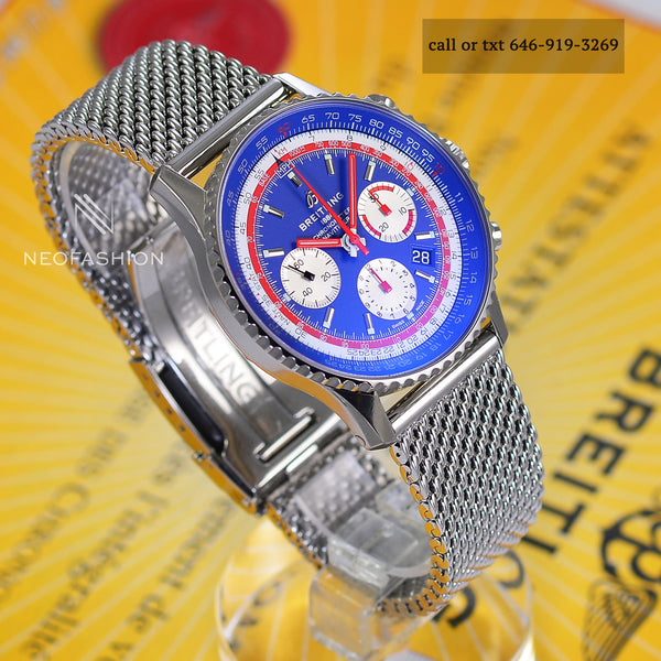 Breitling Navitimer B01 Chronograph 43 PAN AM EDITION AB0121 Watch - Dan L