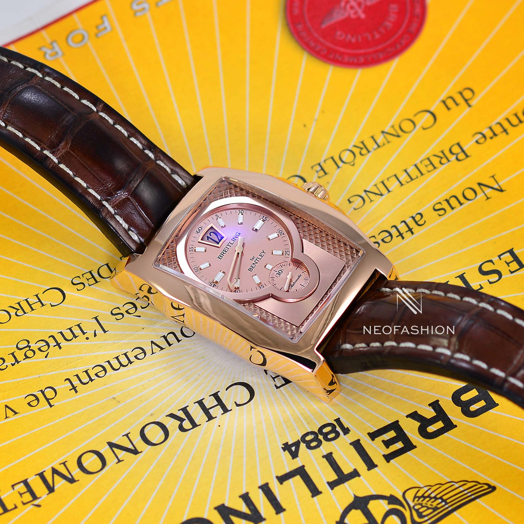 Breitling For Bentley Flying B Jumping Hour 18K Rose Gold R28362 - DAN R