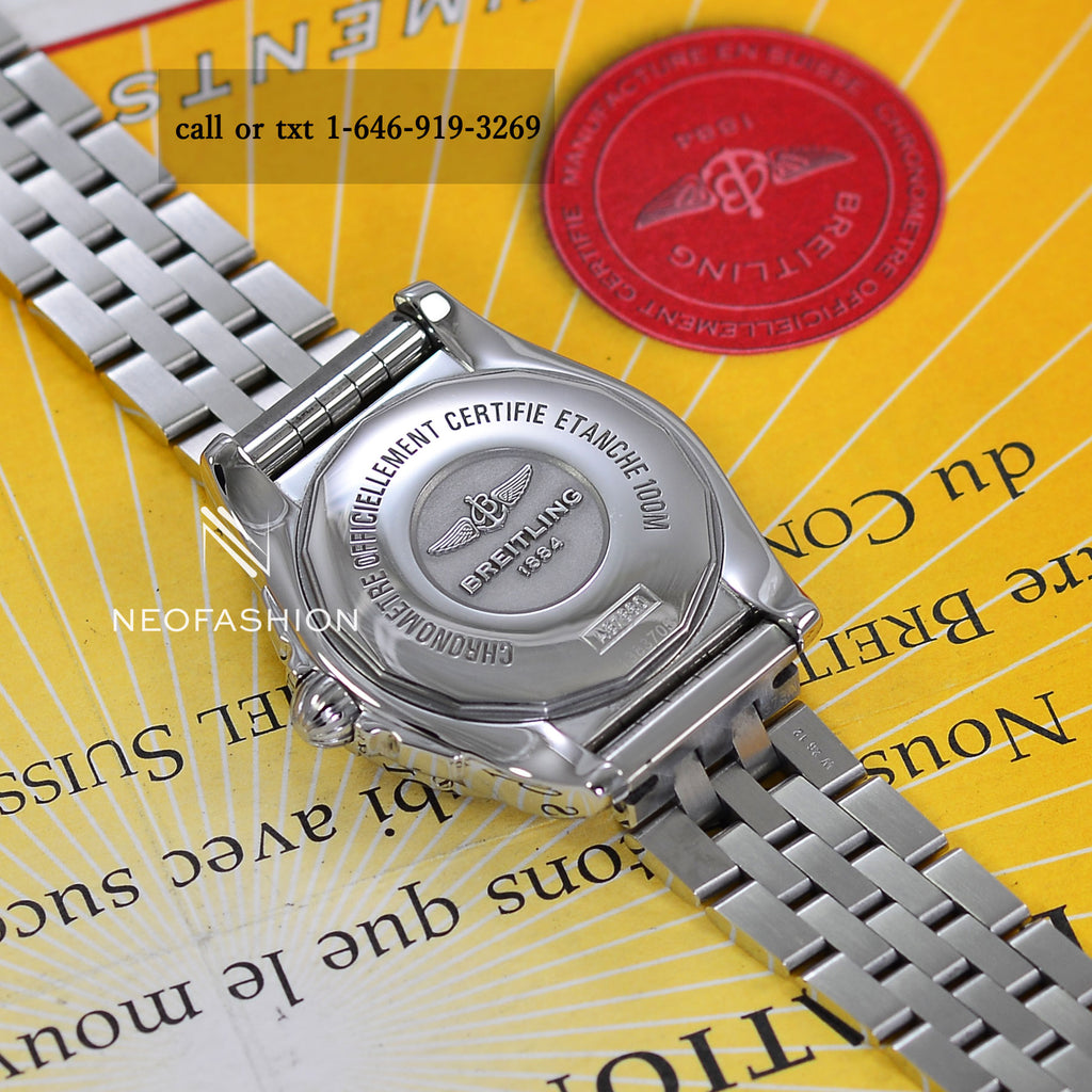 Breitling Galactic Automatic 36 Ladies White Dial Watch A37330 - DAN ROYTER