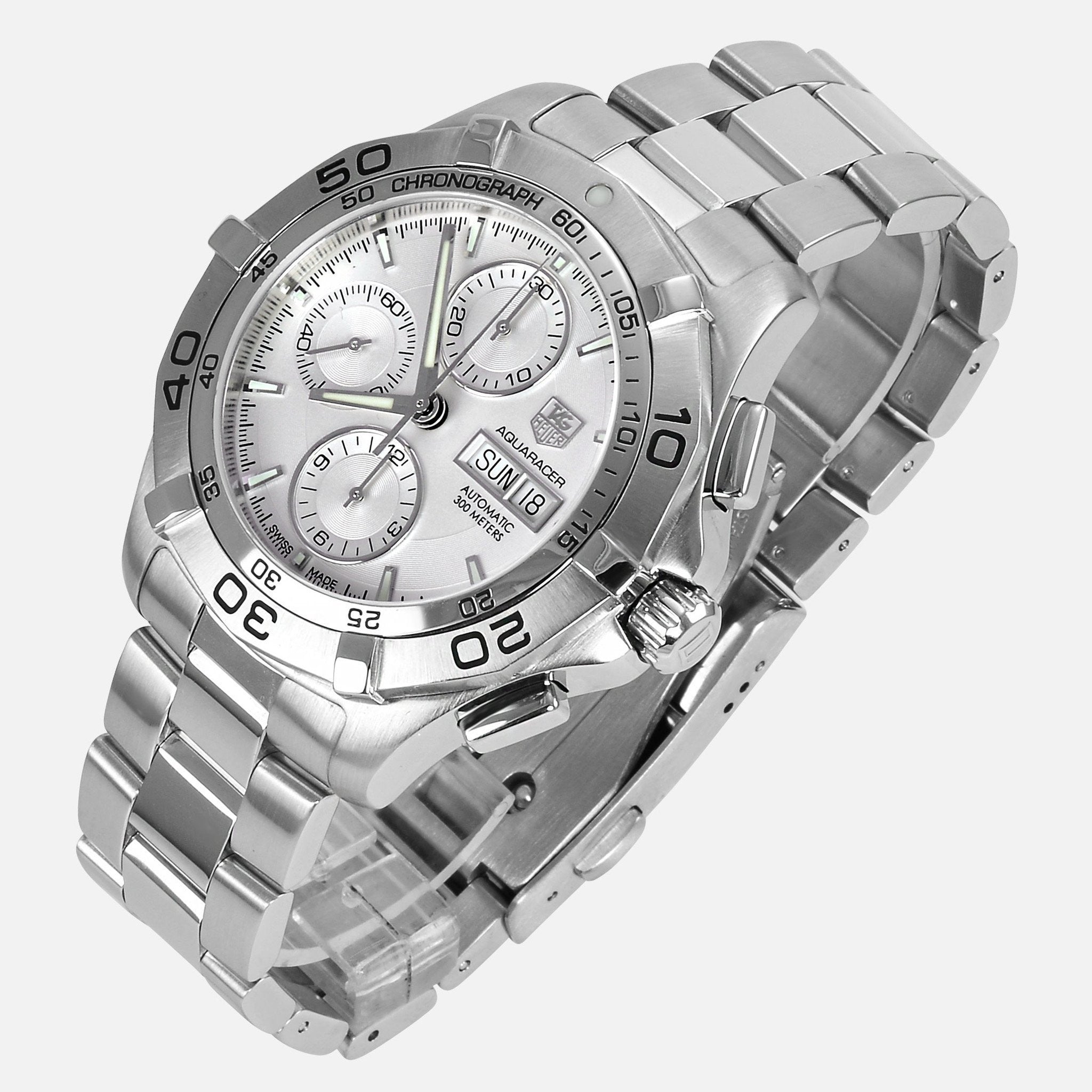 Tag Heuer Aquaracer Automatic Chronograph Day/Date Mens CAF2011 - Dan R